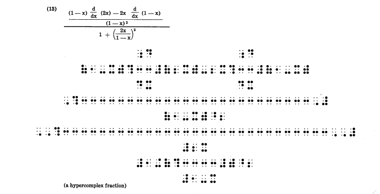 Braille, Dyscalculia, and Mathematics: How?